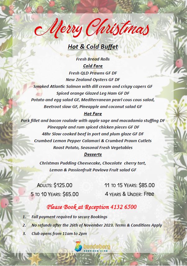 Bundaberg Clubs | Function Room | Restaurant | Bar | Club